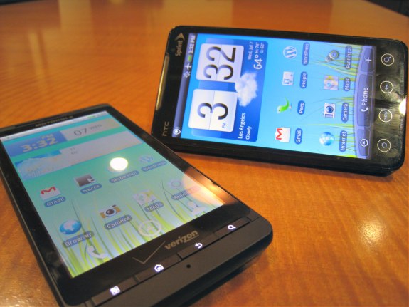 HTC Evo 4G vs. Motorola Droid X Part I: The Zoolander Test