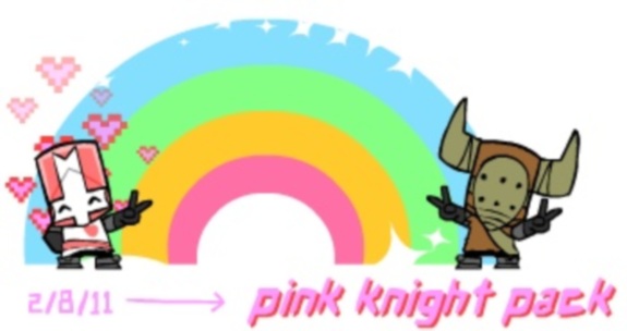 Castle Crashers Pink Knight Benefits Breast Cancer Research